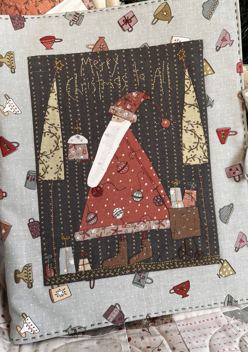 Christmas Gatherings Folder Cover – Hatched and Patched