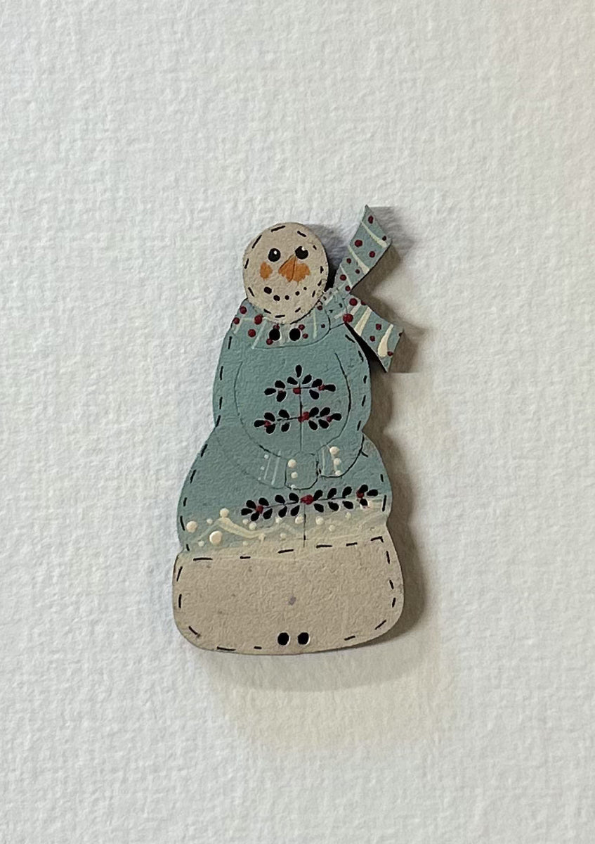 Snowman and Twig – Hatched and Patched