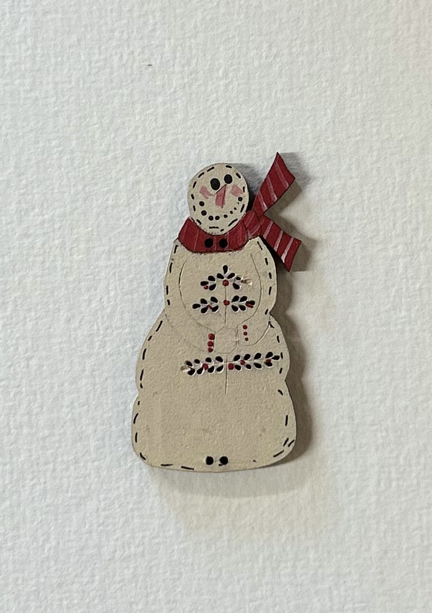 Snowman and Twig – Hatched and Patched
