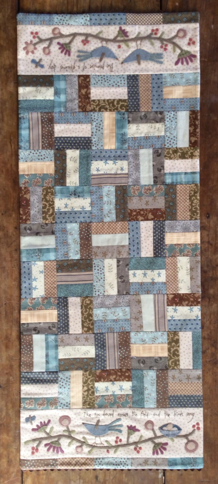Table Runner Patterns – Hatched and Patched