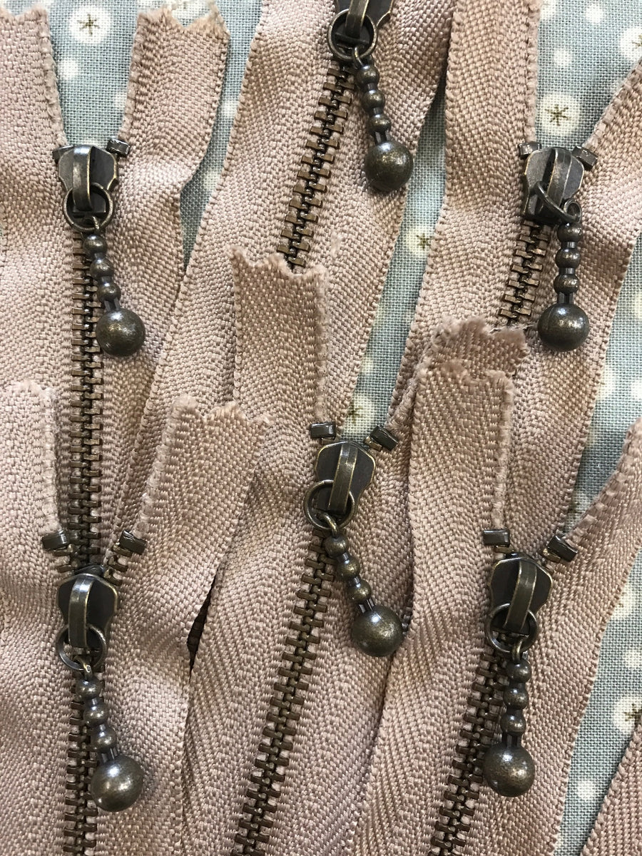 Japanese Zippers – Hatched and Patched